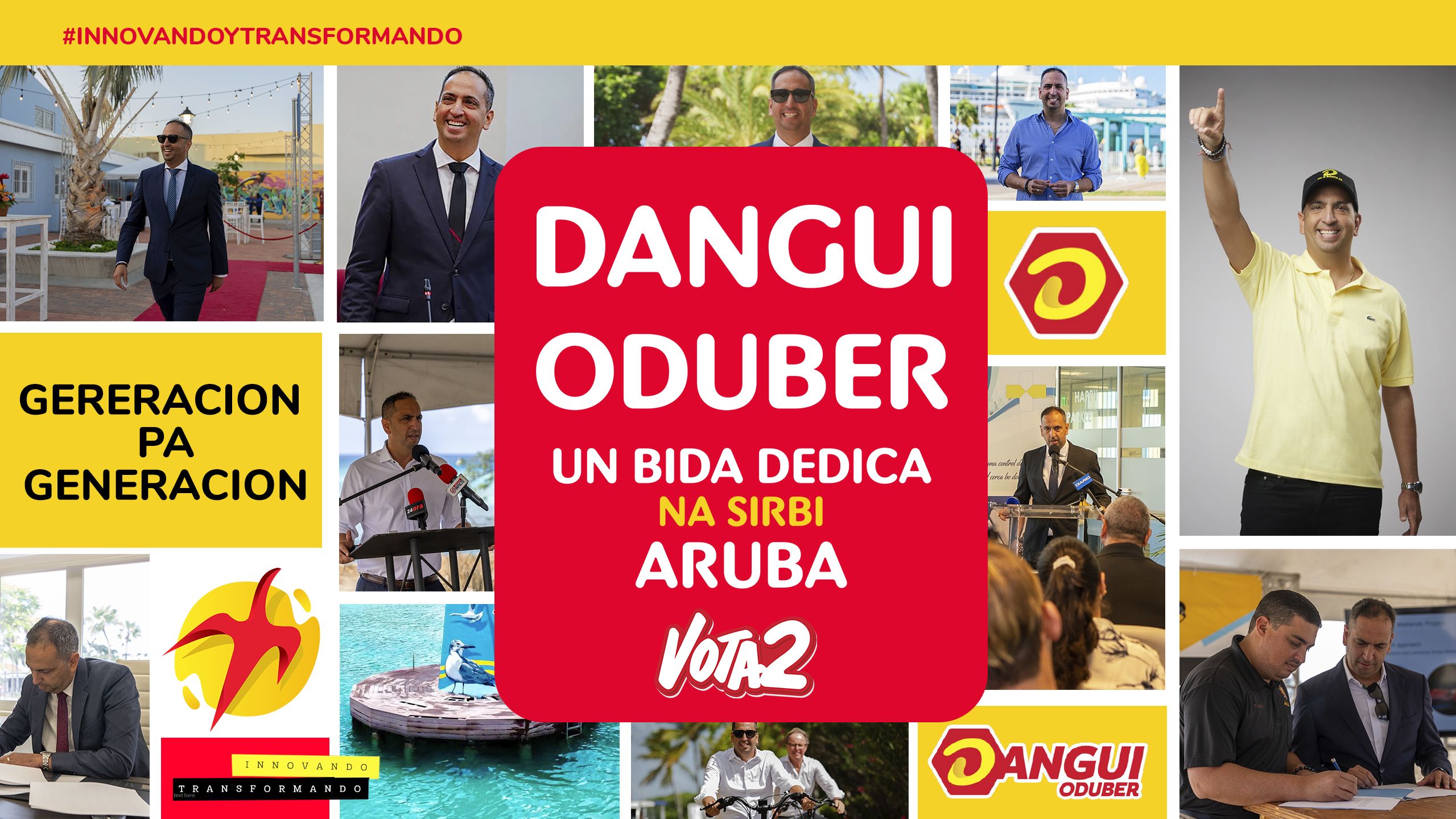 Dangui Oduber, un bida dedica na sirbi Aruba